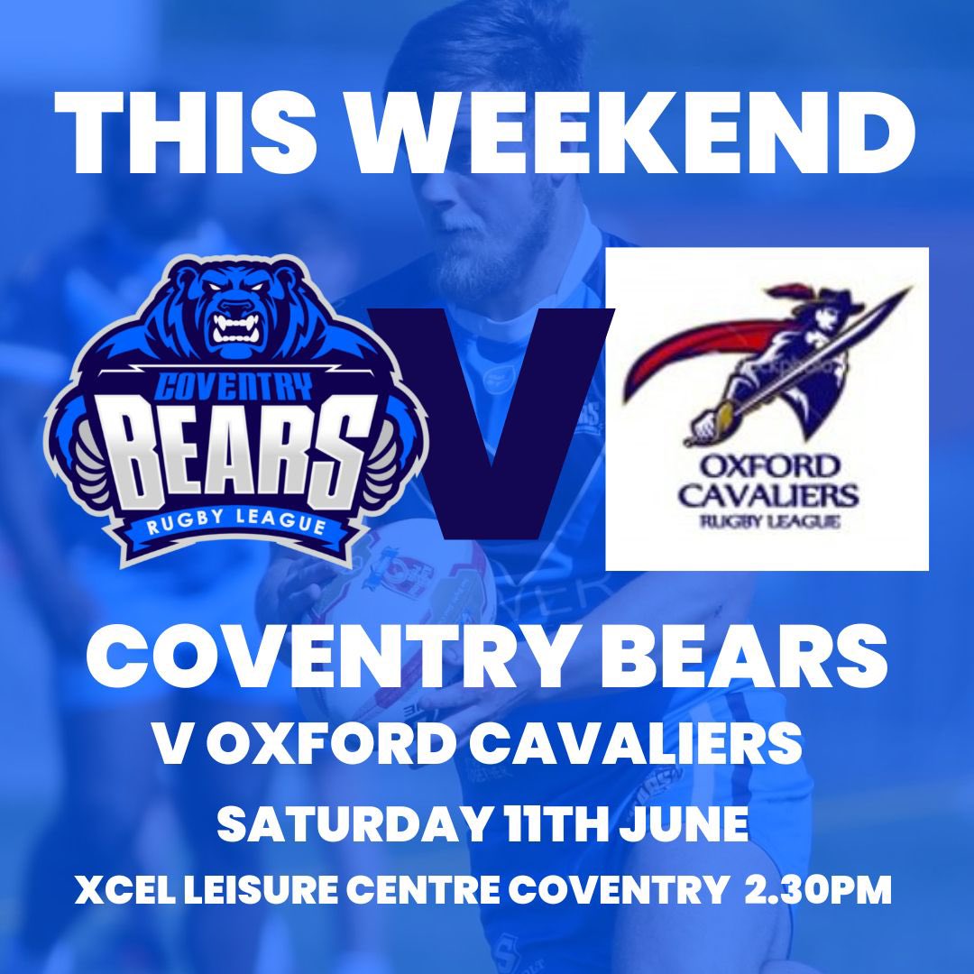 Coventry Bears on Twitter: "The Bears are in action tomorrow again at the Xcel Leisure Centre v ...