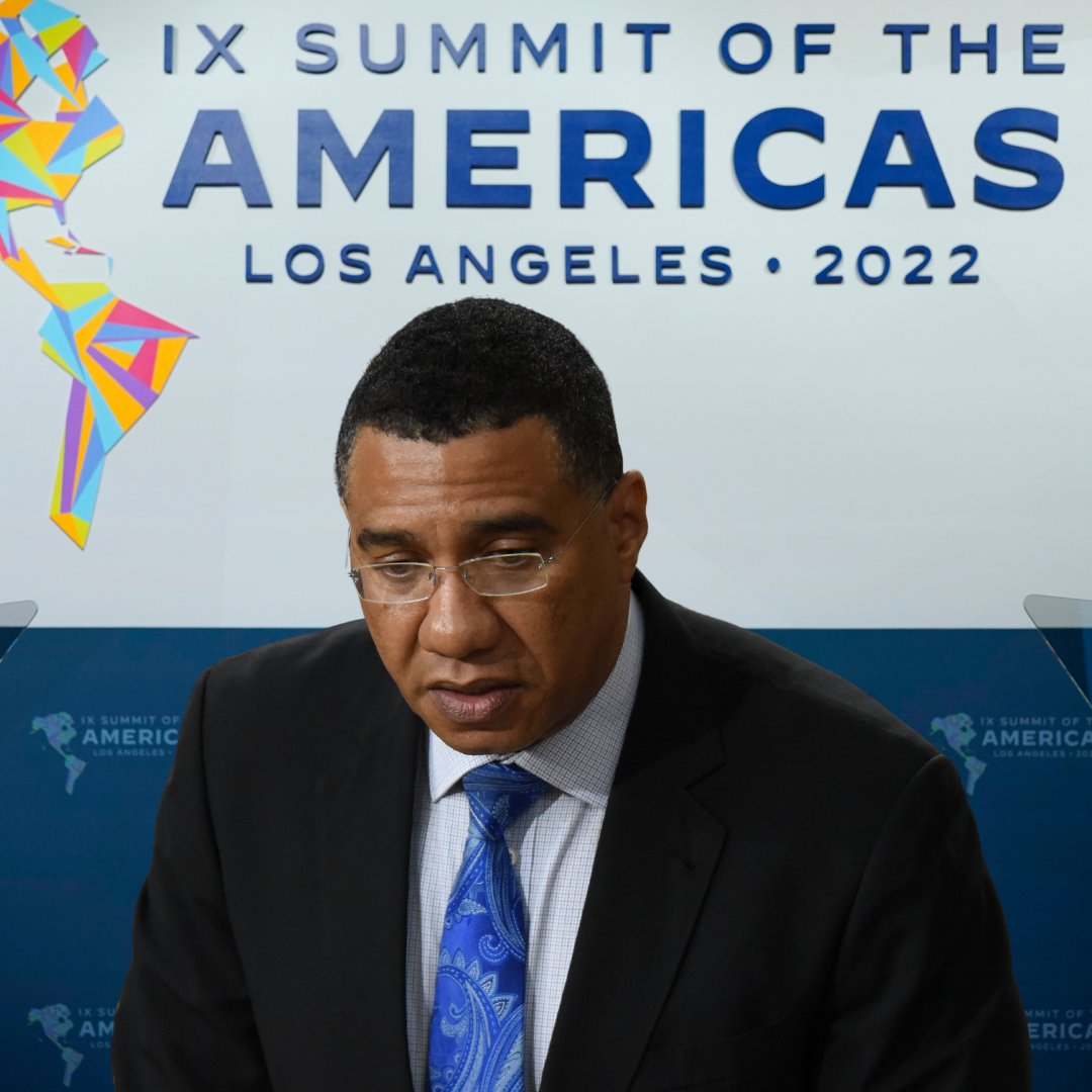 Jamaica Gleaner On Twitter Happening Now Pm Andrew Holness