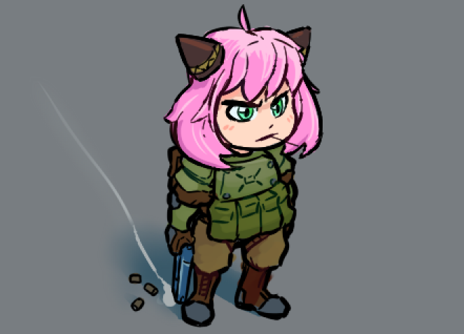 「Anya is on the war path 😱 」|CHRISのイラスト