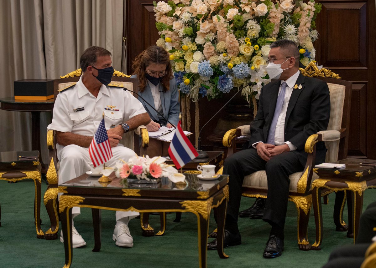 U.S. Indo-Pacific Command on Twitter: "#USINDOPACOM Commander Adm. John C. Aquilino & @RTARF_PR ...