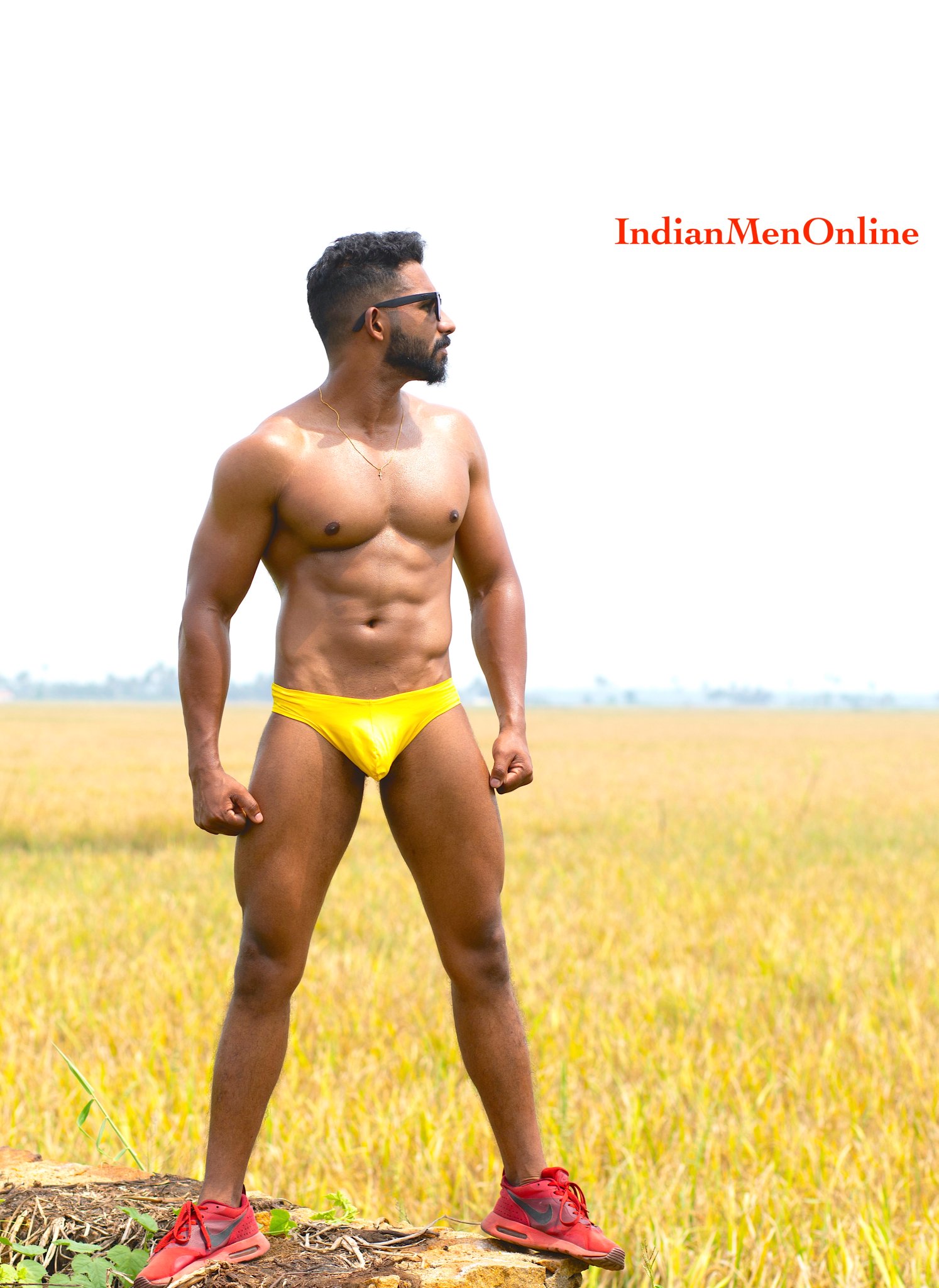 IndianMenOnline on Twitter: "#Exclusive JIthu Rapheal photographed in the paddy fields of ...