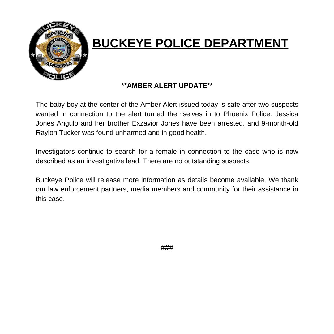 Buckeye Police Dept On Twitter Update Ue28mwxffz