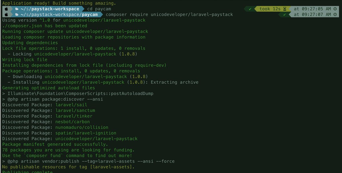 Laravel Digest on Twitter: "RT @unicodeveloper: The @paystack Laravel package now supports ...