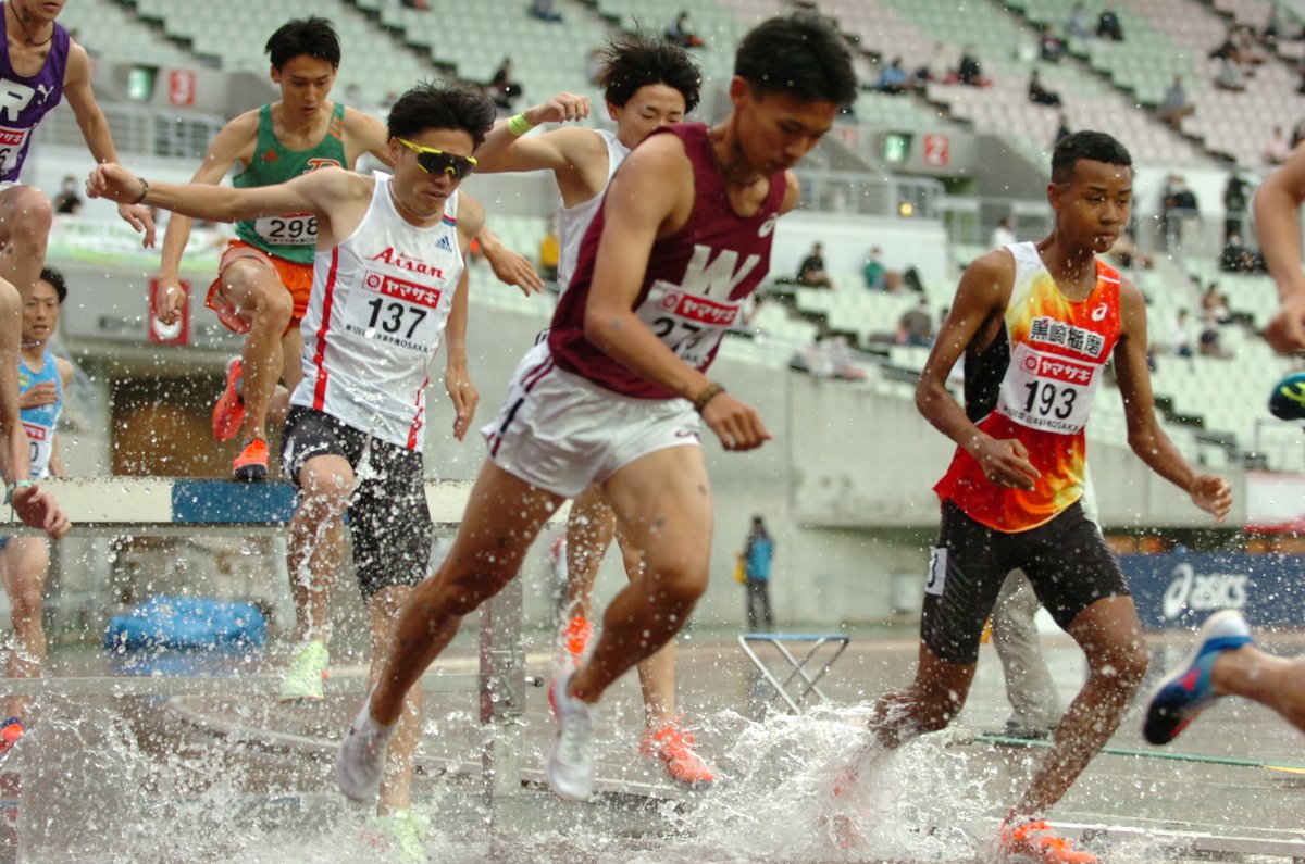 日本陸上競技連盟 on Twitter: "【#日本選手権】 📸男子3000m障害物 決勝② 1位🥇 #三浦龍司（順天堂大）8:14.47(CR) 2位🥈 #青木涼真（Honda）8:20 ...
