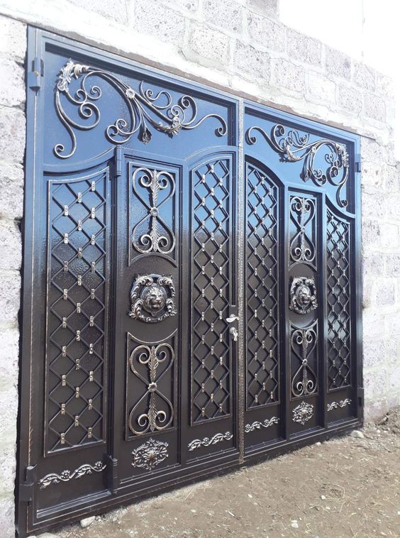 Iron Sheet Gate Design