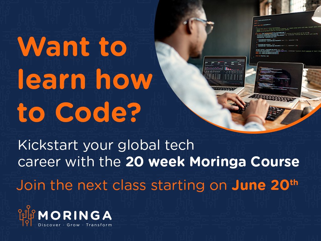 Moringa School On Twitter Its Never Too Late To Launch A Career In Tech Become A Software 
