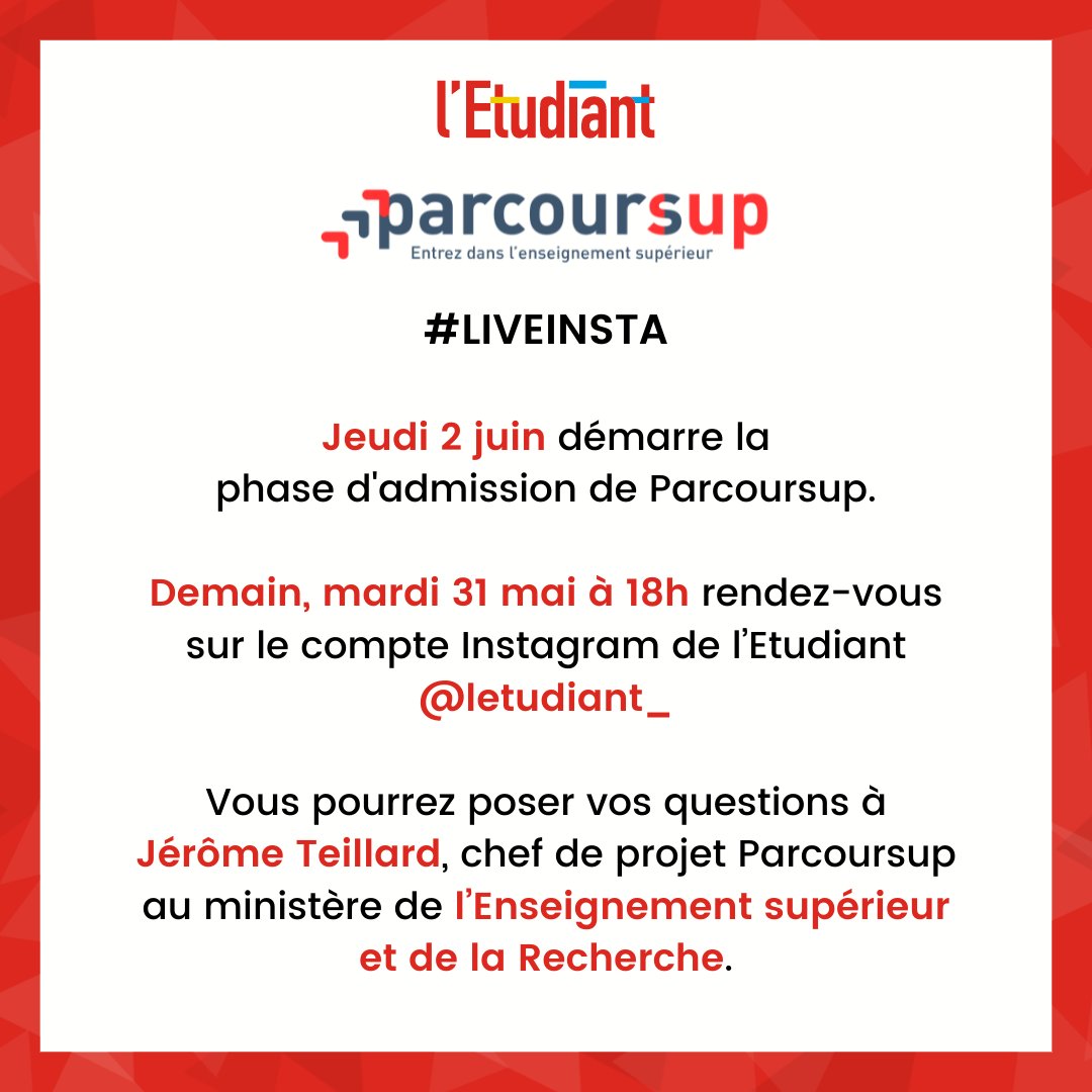 L'Etudiant on Twitter: L'Etudiant on Twitter: