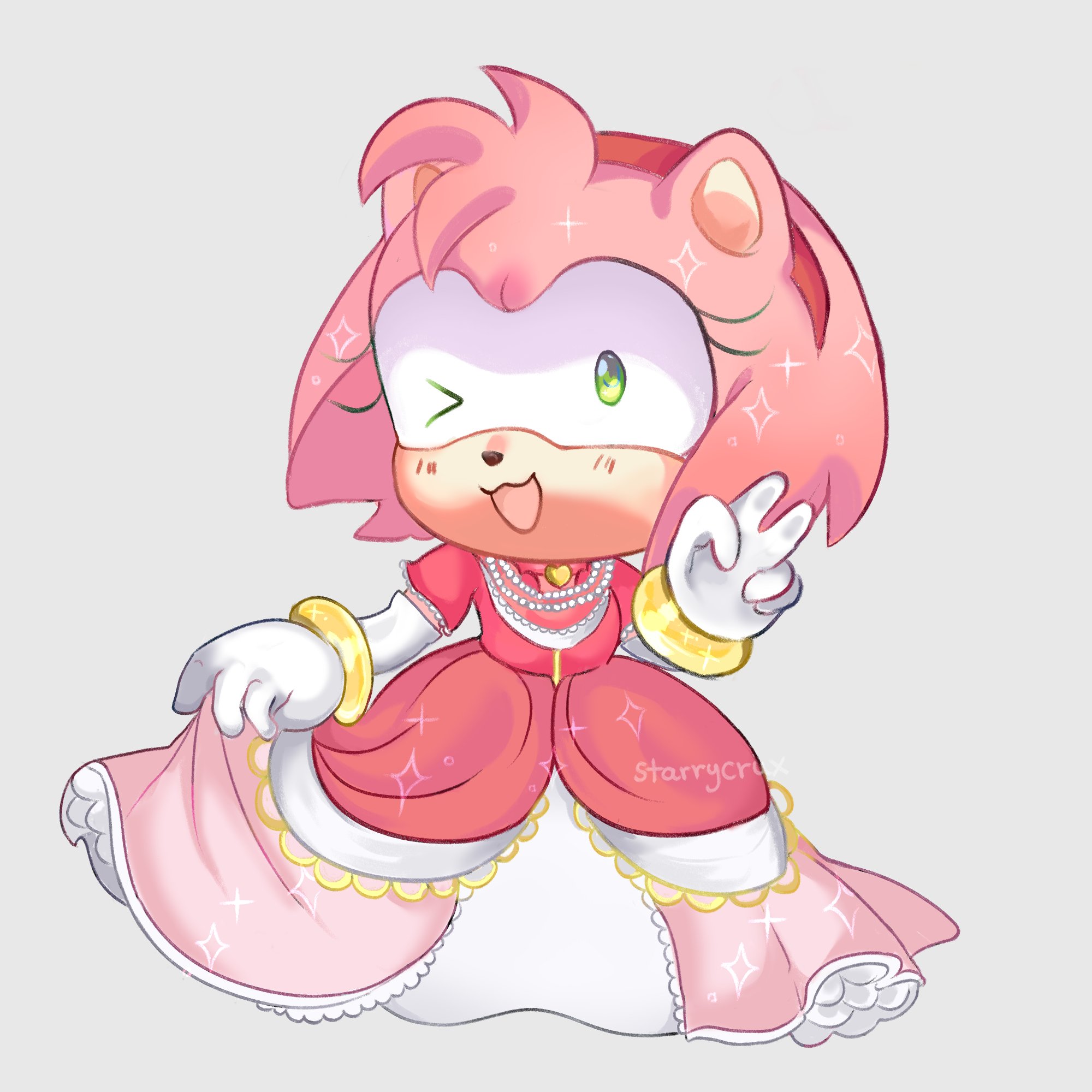 Amy Rose As A Princess