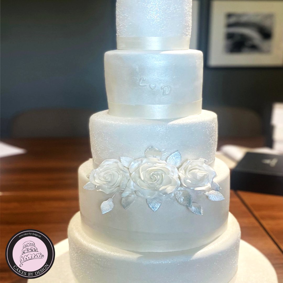 Traditional White Wedding Cake