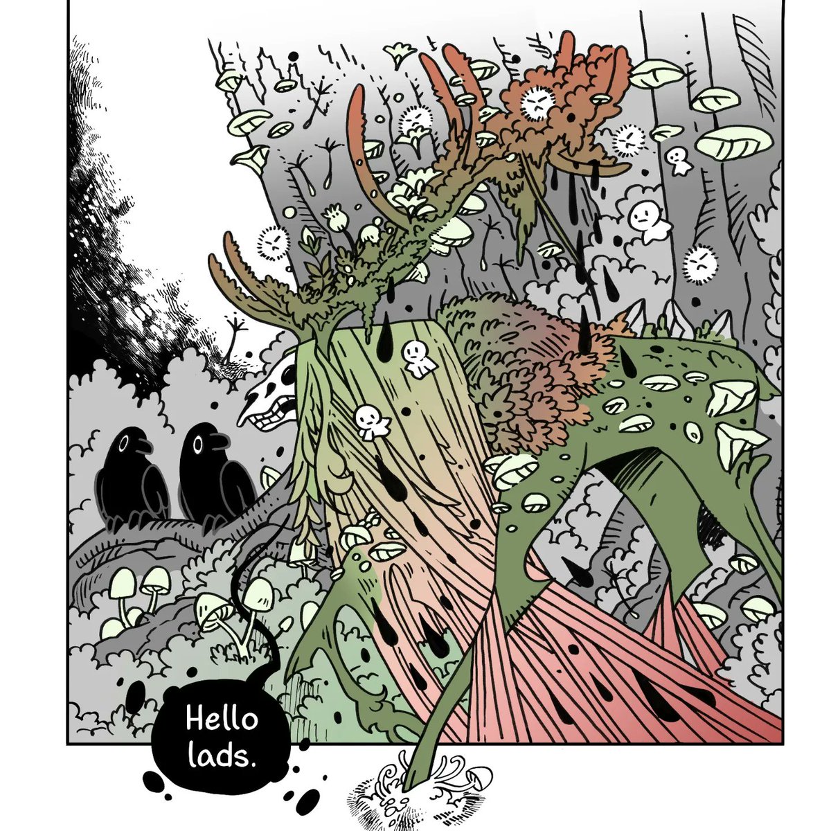 「Please check out Crow Time on Webtoons and my webcomic Names」Isa ...