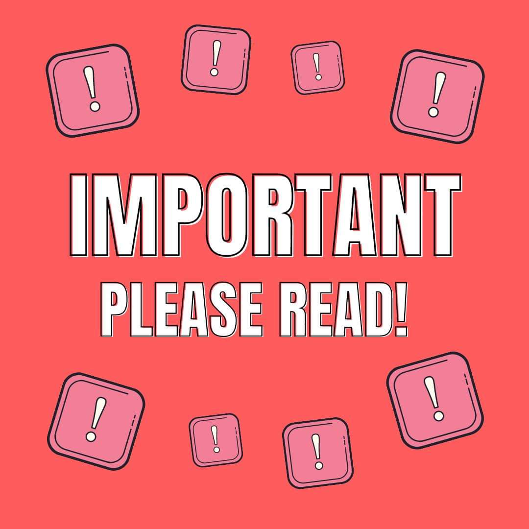 Important Please Read