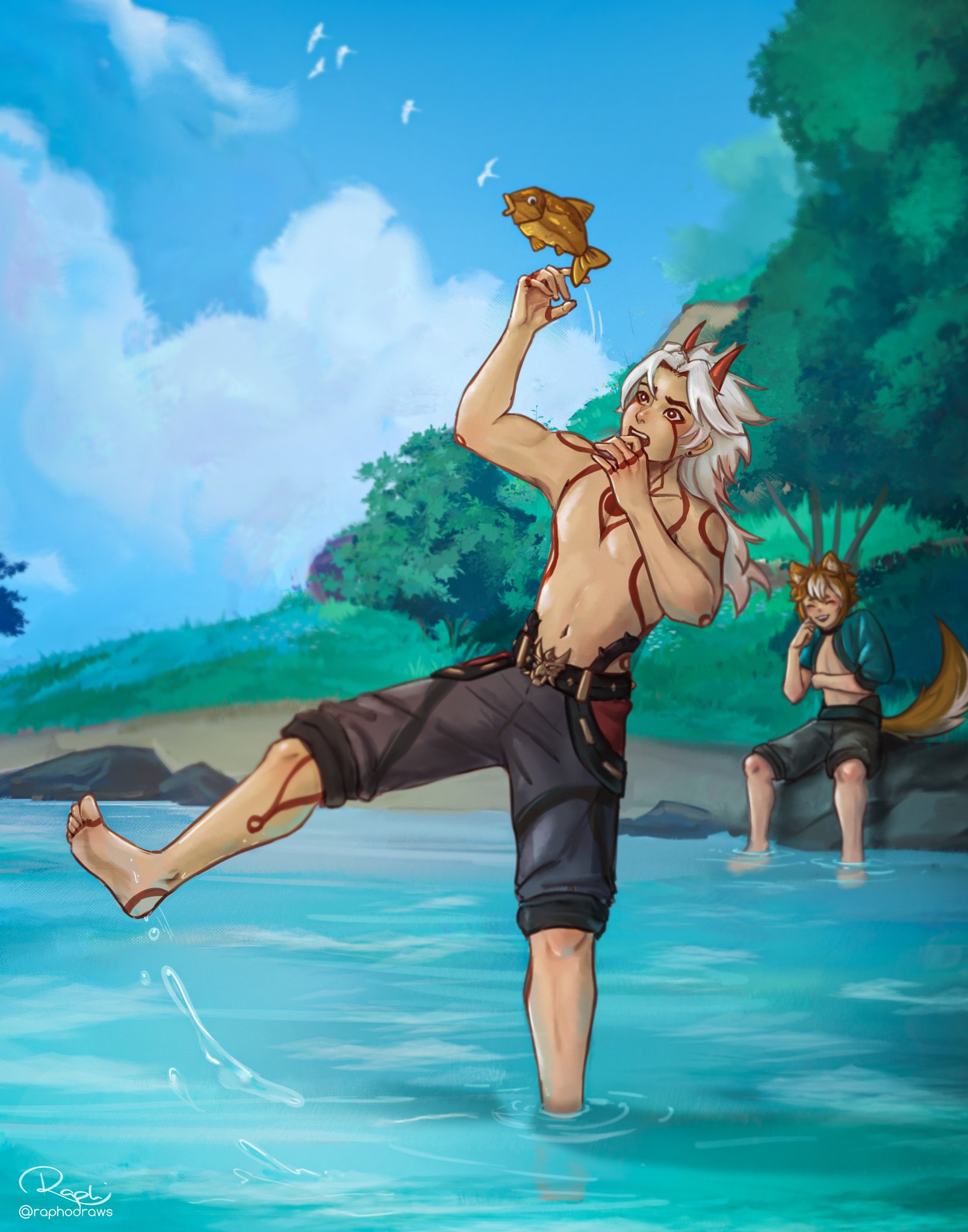 Raph on Twitter: "considering how well these two work in a team, I'm kinda surprised they haven ...