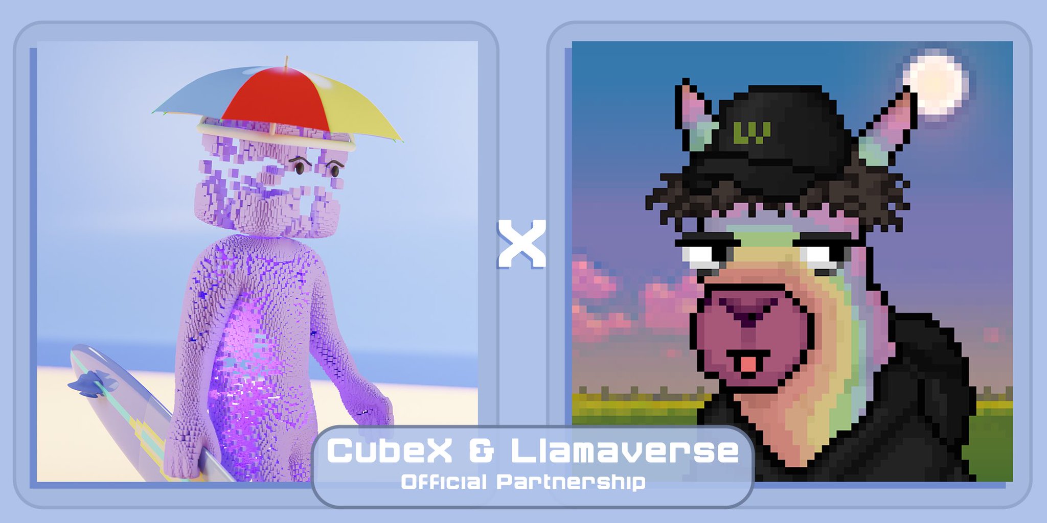 CubeX on Twitter: "We are thrilled to announce our first long-term partnership with @Llamaverse ...