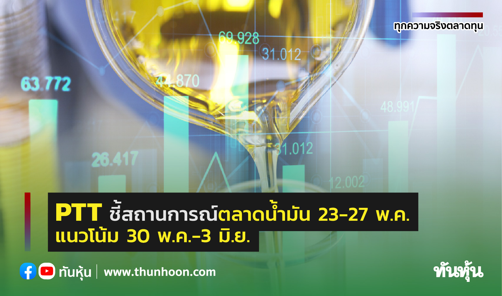 ทันหุ้น on Twitter: "PTT ชี้สถานการณ์ตลาดน้ำมัน 23-27 พ.ค. แนวโน้ม 30 พ.ค.-3 มิ.ย. อ่านเพิ่มเติม ...