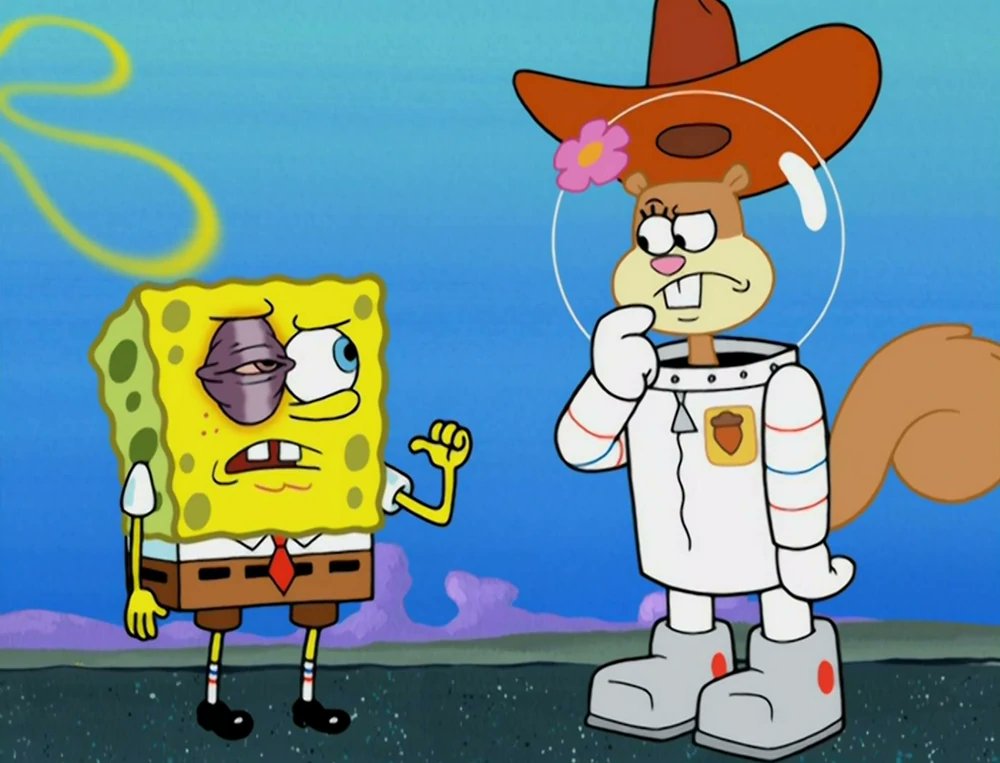 Blackened Sponge Spongebob