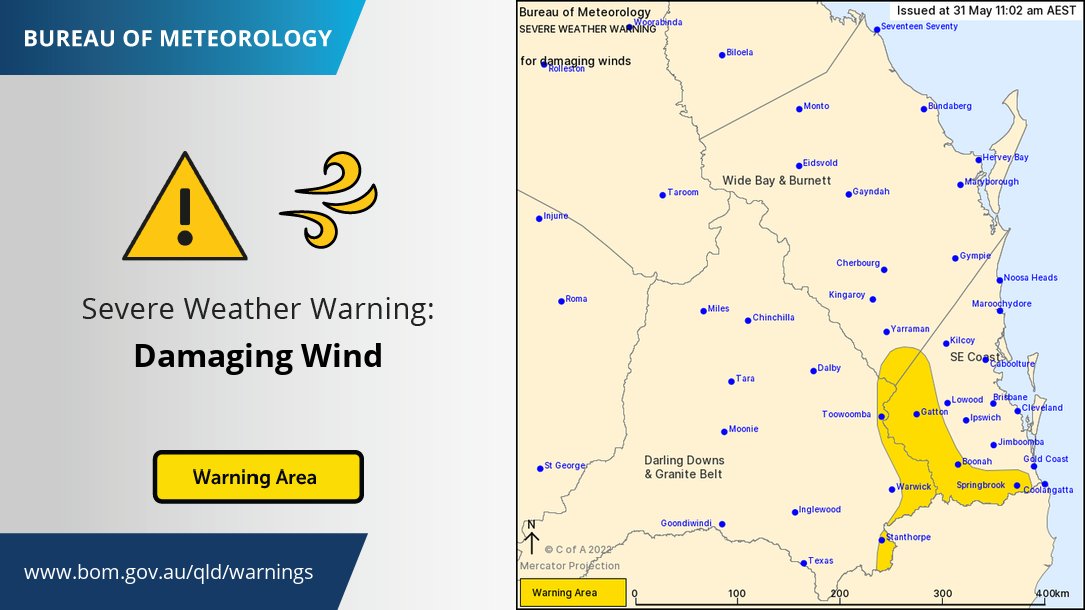 Bureau Of Meteorology Queensland On Twitter ⚠️ Severe Weather