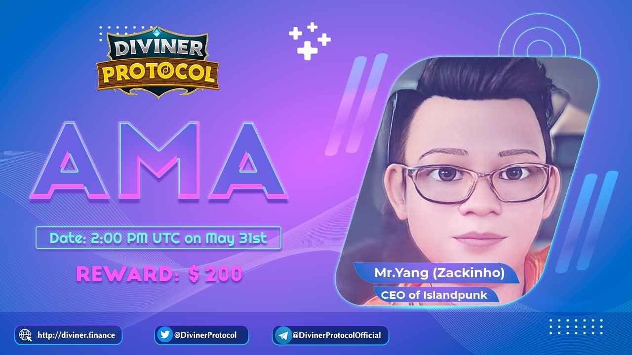 Diviner Protocol on Twitter: "We are glad to announce the @IslandpunkISP AMA! Speaker:Mr.Yang ...