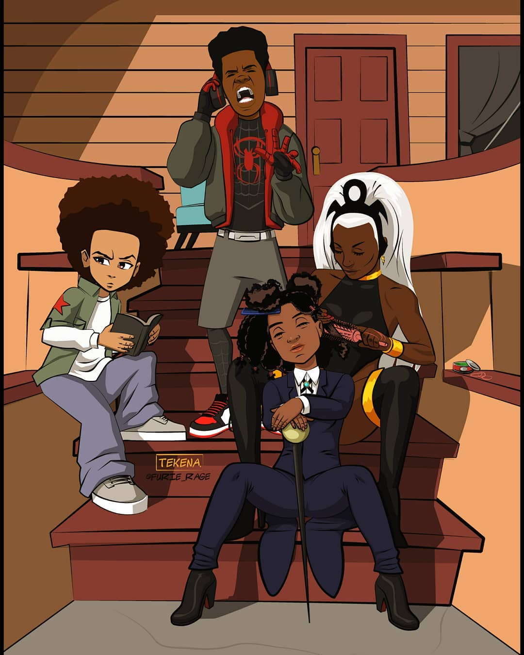 Riley And Huey Freeman Parents