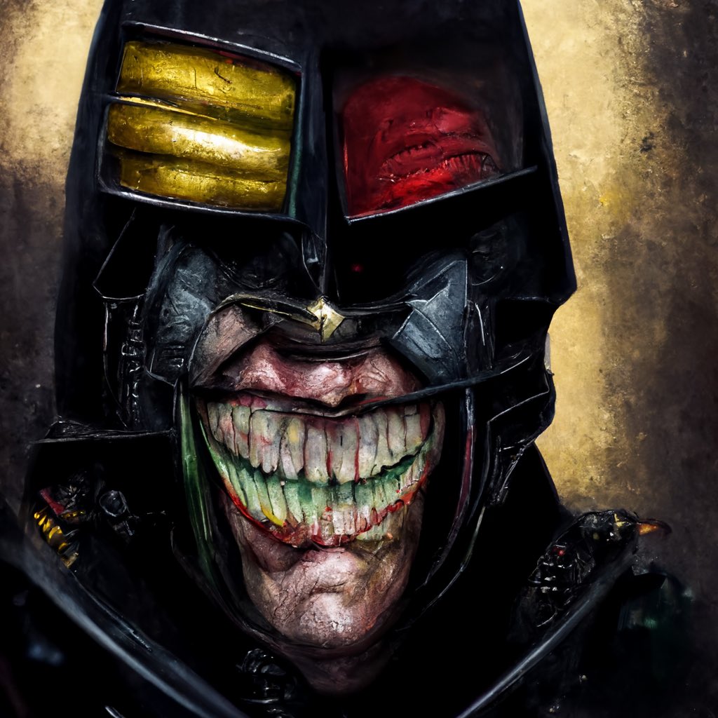 Outer Night On Twitter Judge Dredd The Batman Who Laughs Venom Chaos Marine Noise Marine