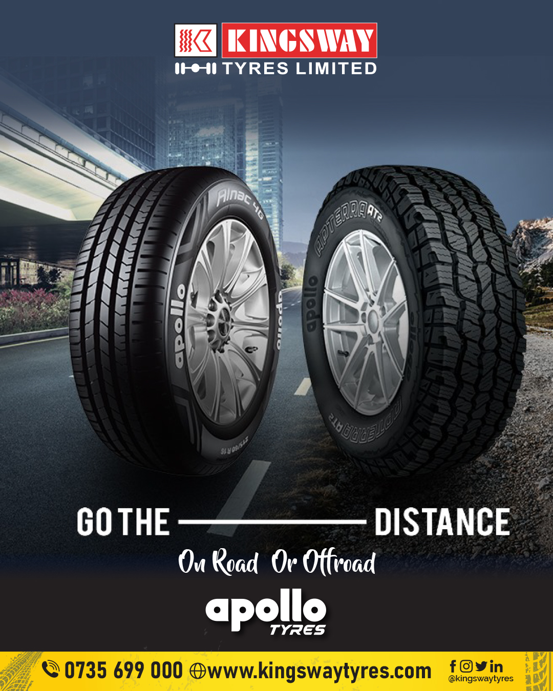 Apollo Tyres Logo Go The Distance