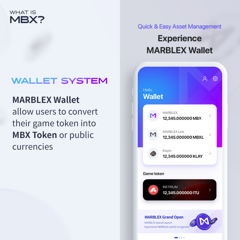 MARBLEX on Twitter: "💱Based on the MARBLEX wallet system, users can easily convert game tokens ...