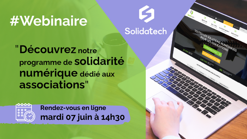 Solidatech on Twitter: "📣#webinaire : DECOUVRIR NOS SOLUTIONS Matériel informatique, formations ...