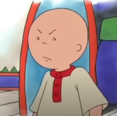 Caillou Dad Mad