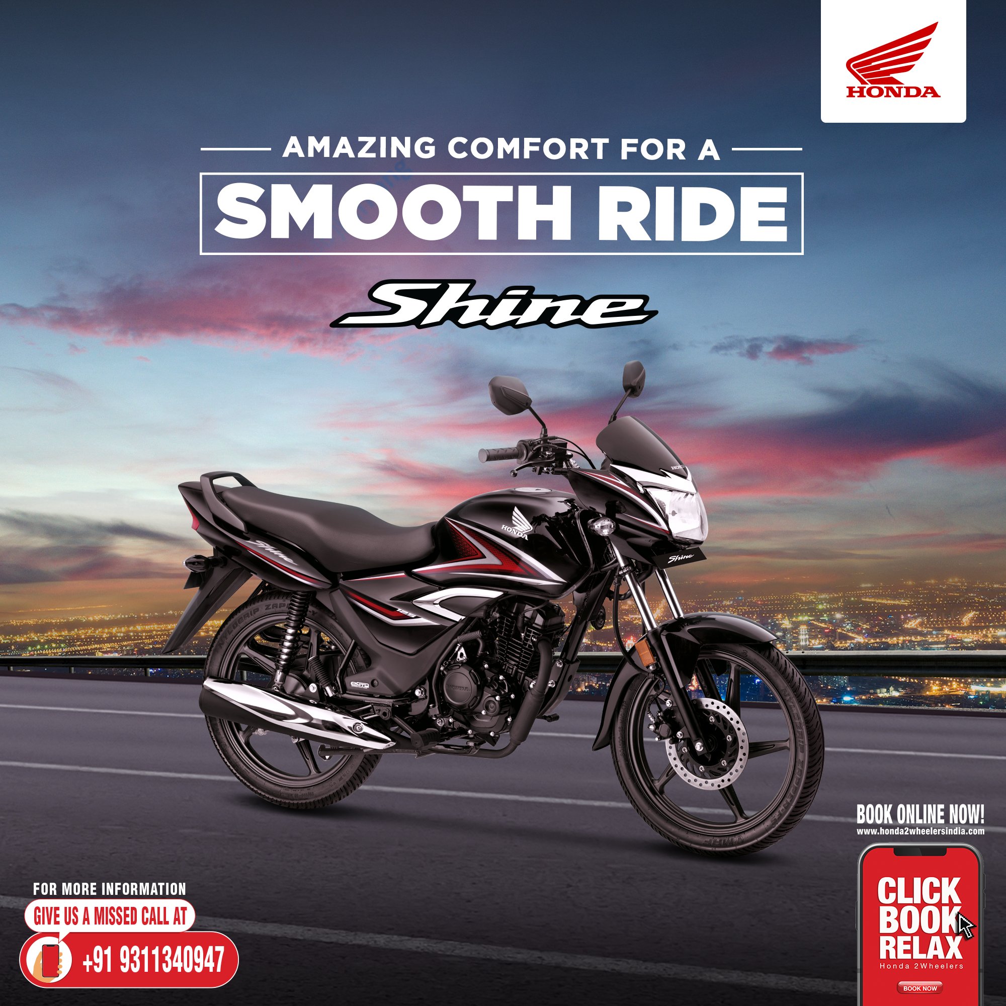 Honda Shine Price In India