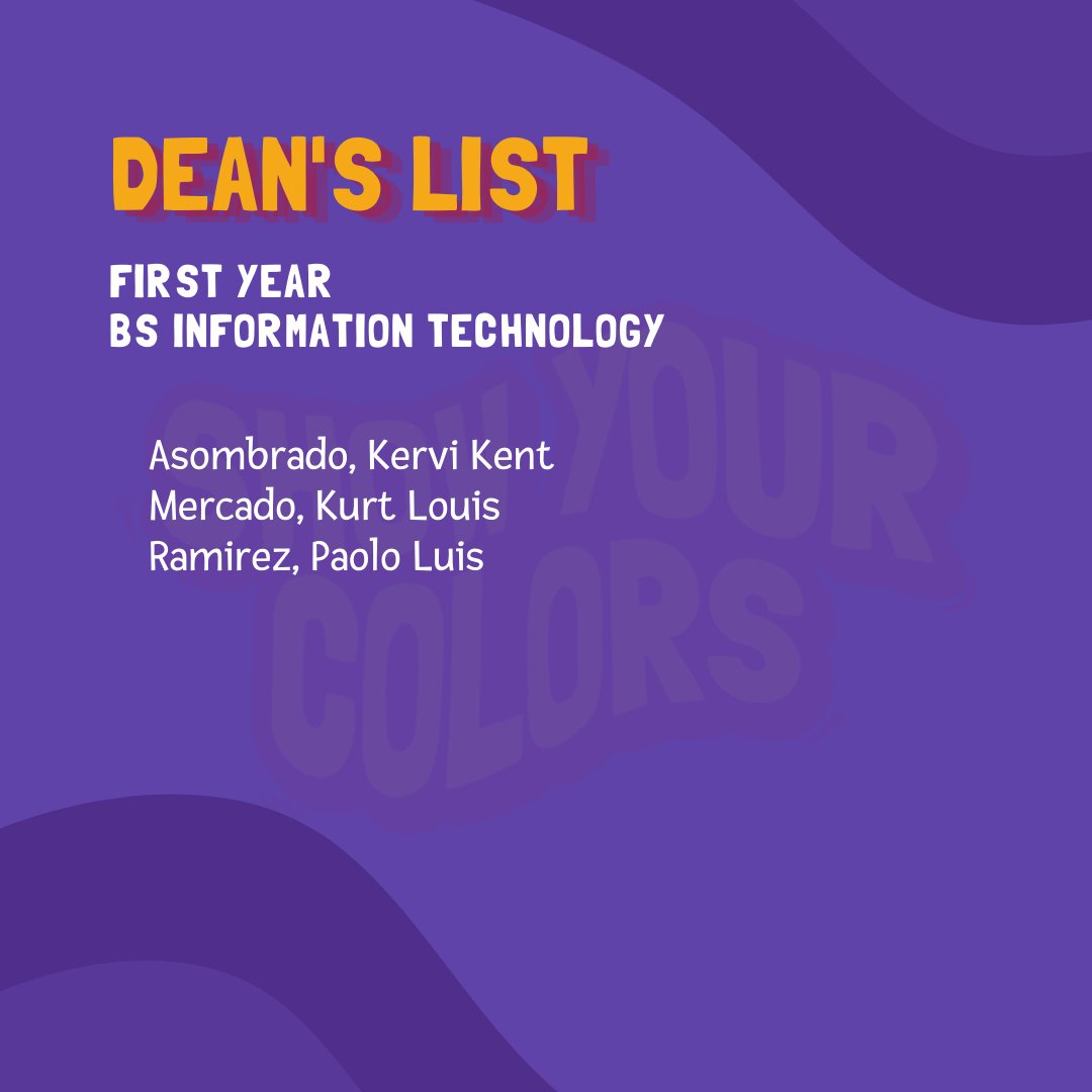 Computer Studies On Twitter Dean s List BS Information Technology computer-studies-on-twitter-dean-s-list-bs-information-technology