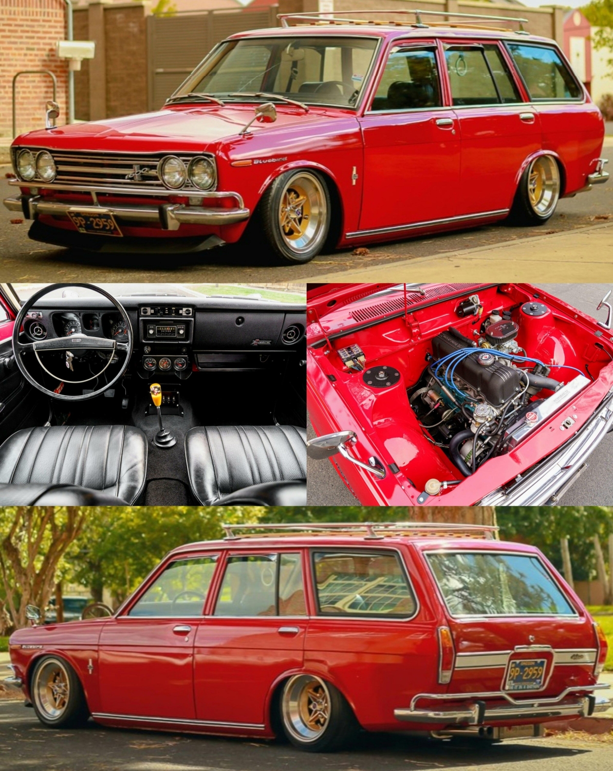 Datsun 510 Wagon Slammed