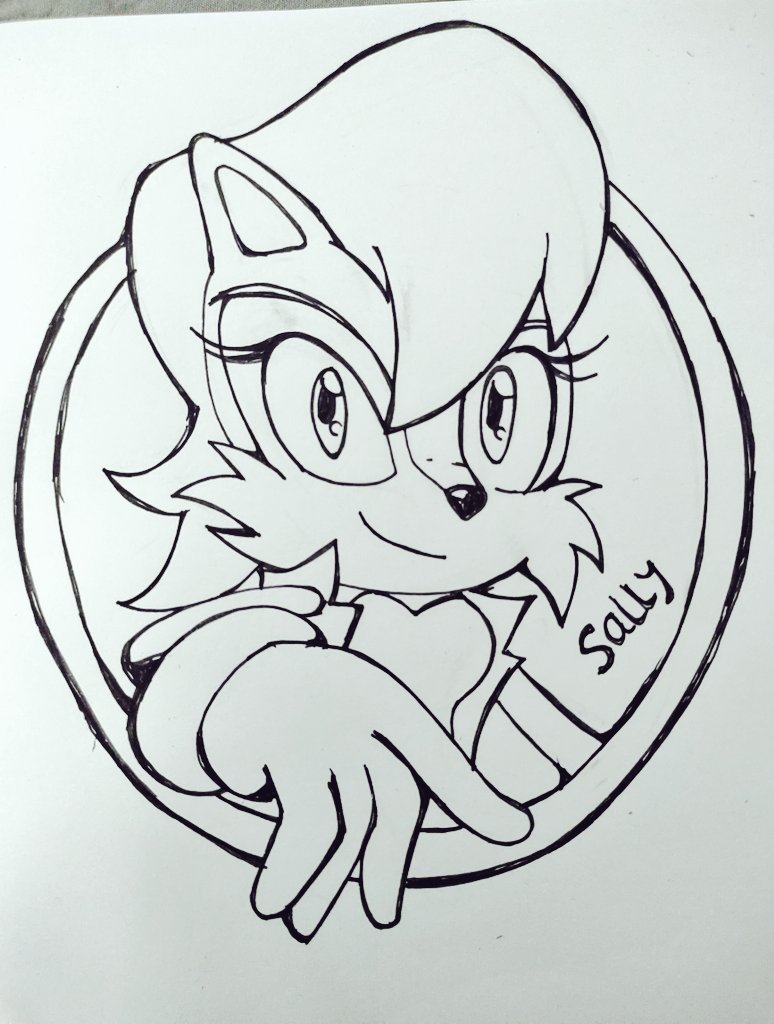 Sally Acorn Coloring Pages