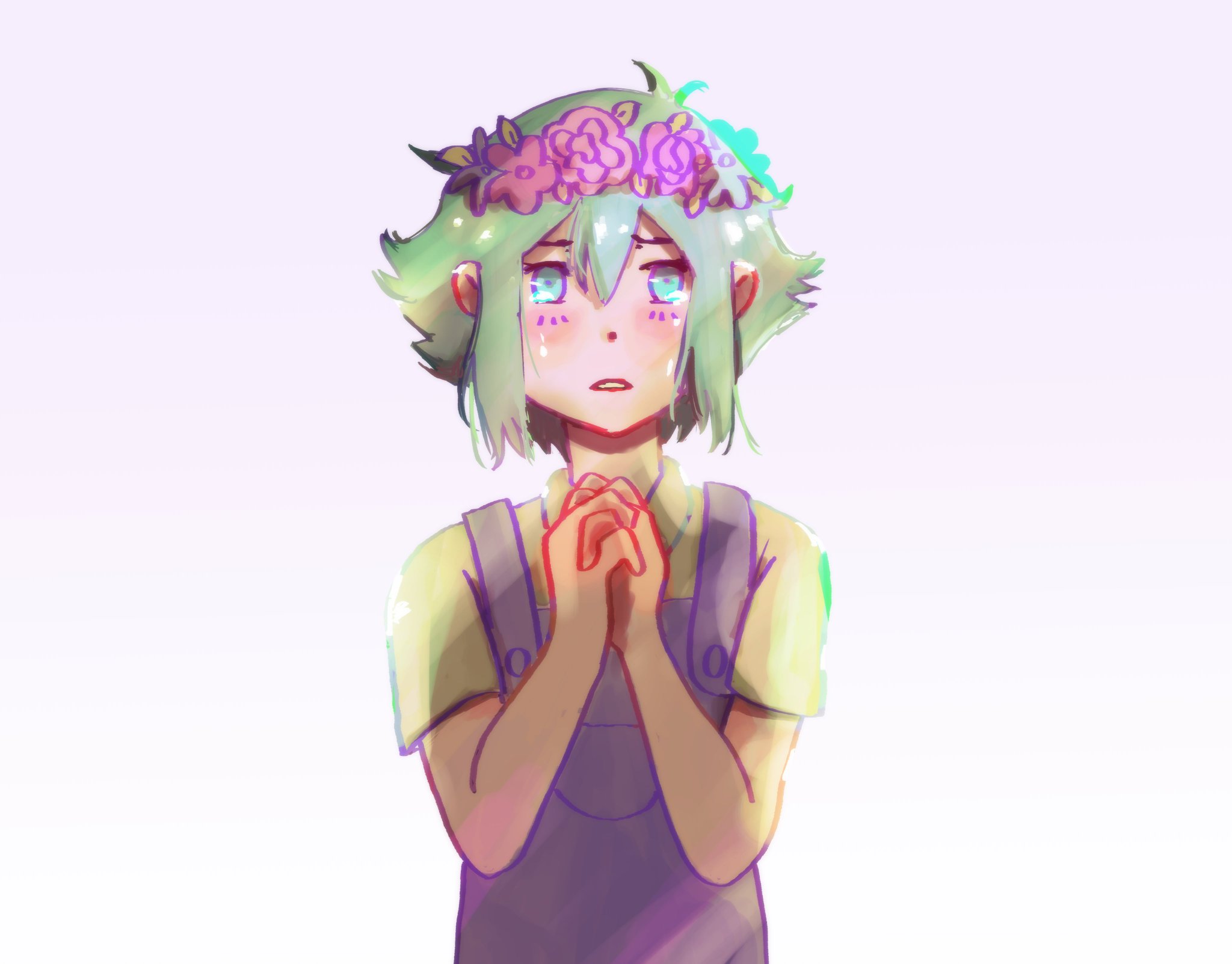 Mincy/ Bobble on Twitter: "RT @sus_latte: BASIL is crying. idk why #OMORIFANART #OMORI https://t ...