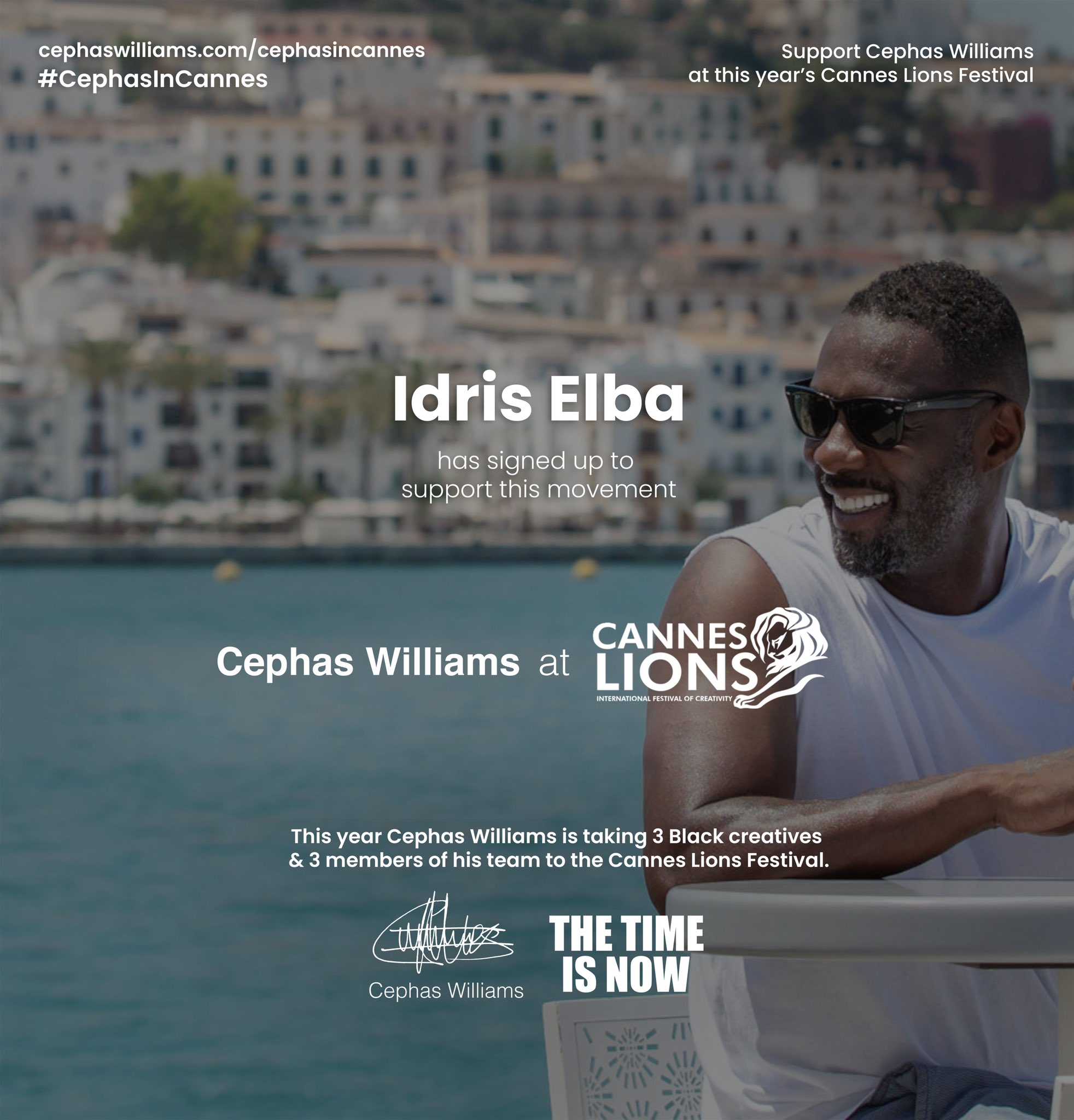 Cephas Williams on Twitter: "Happy to announce @idriselba support for my mission to take Black ...