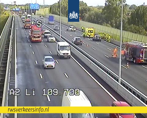 Rijkswaterstaat Verkeersinformatie on Twitter: " | Ongeval met meerdere voertuigen op de #A2 ...