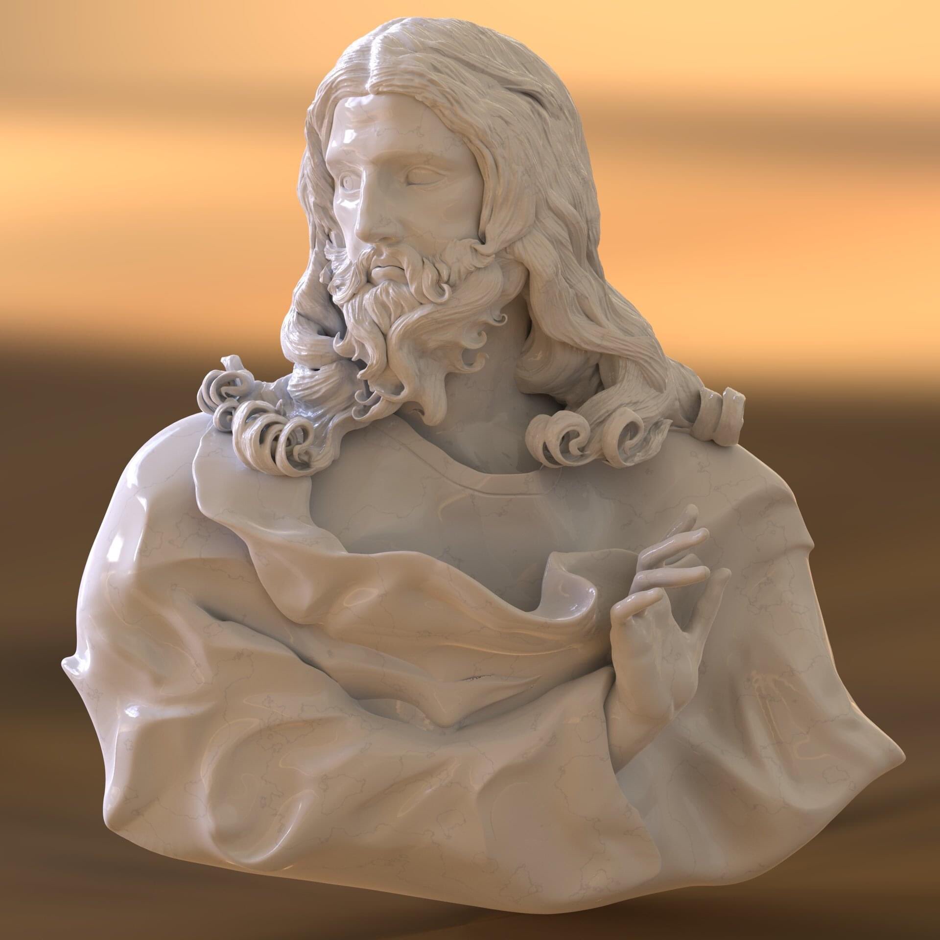 Jesus Sculpture Bernini