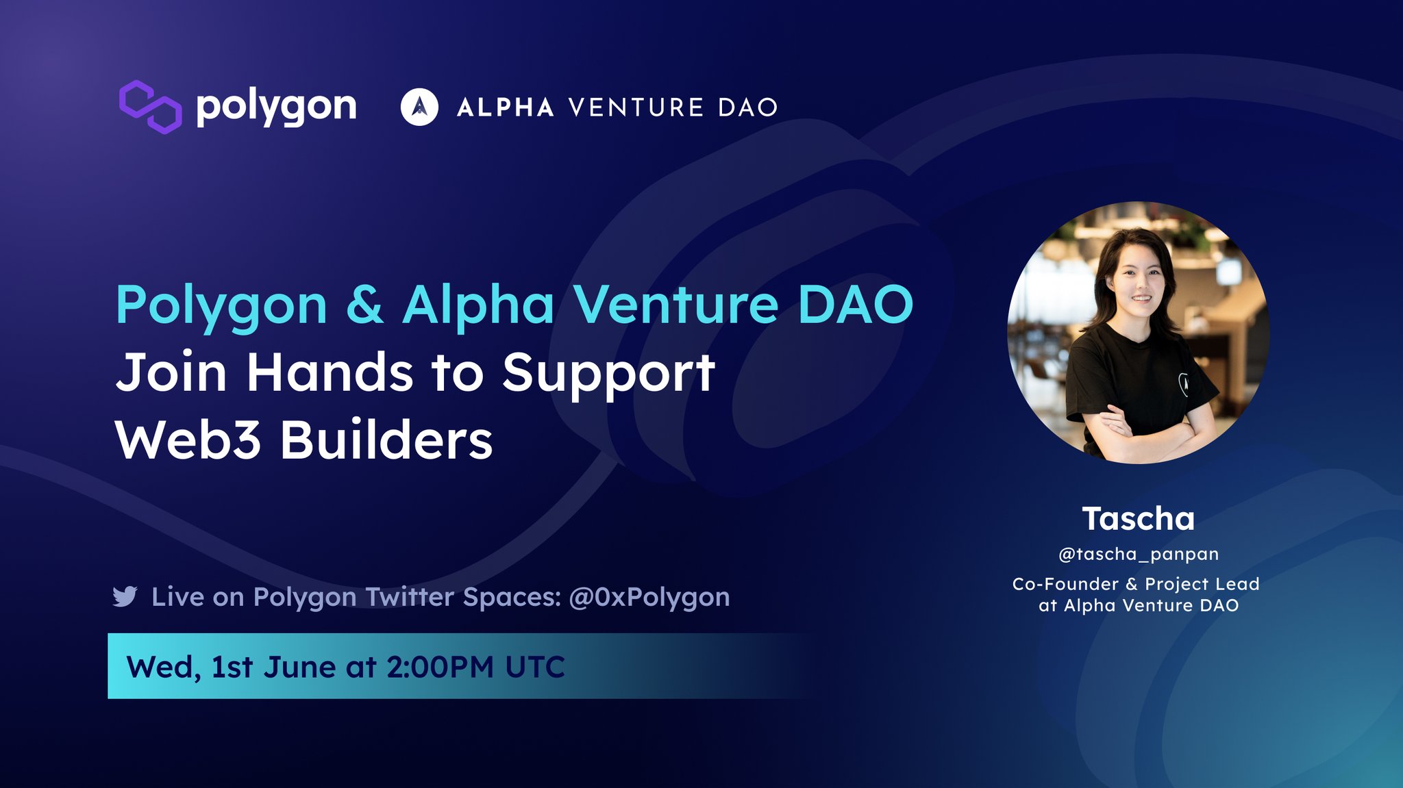 Alpha Venture DAO (Previously Alpha Finance Lab) on Twitter: "🚨Hey builders! @tascha_panpan will ...