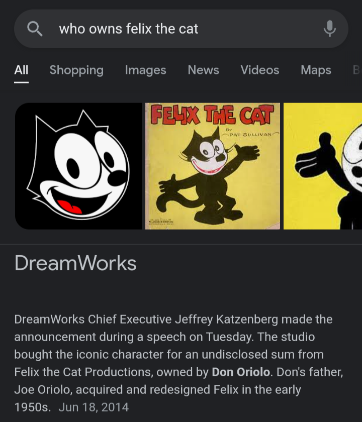 Felix The Cat Movie Characters