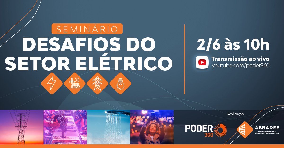 Poder360 on Twitter: "#Webinar | @Poder360 e @Abradee promovem debate sobre os custos de ...
