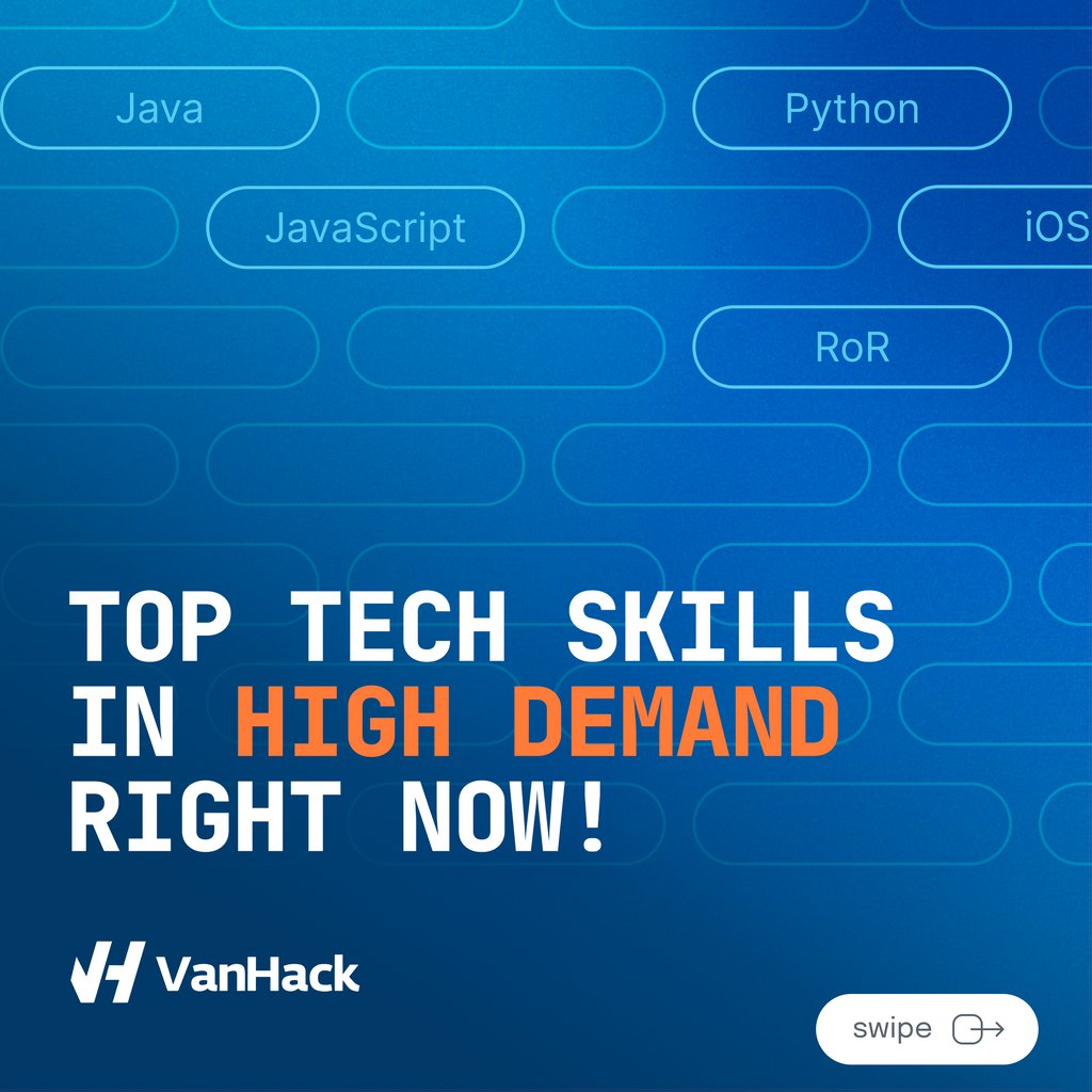 VanHack on Twitter: "Trying to decide which skills to focus on? Here are the top 7 skills in the ...