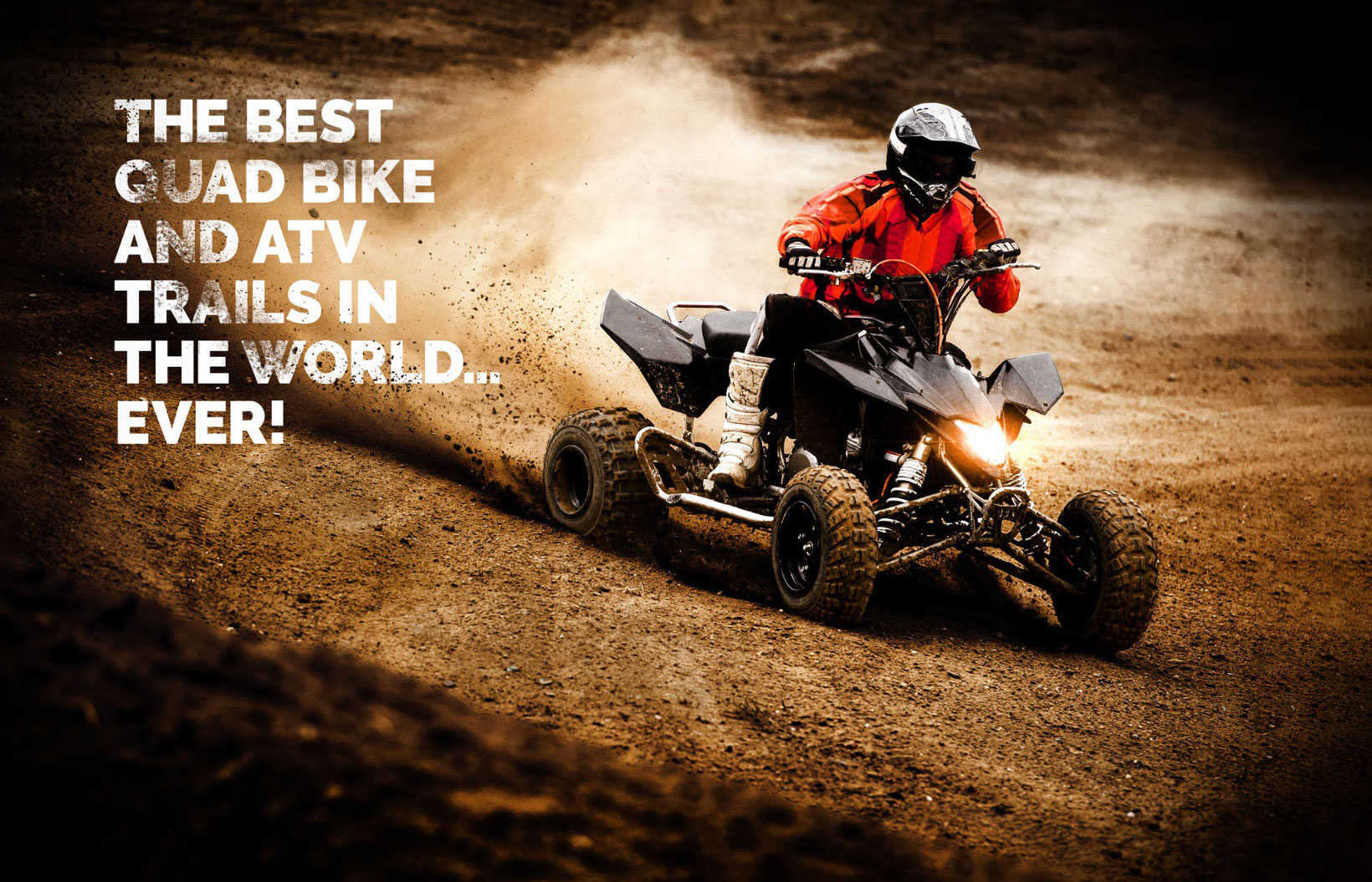 Quad Racing Quotes Quad ATV Extreme Sport Racing In Badge Logo Design,