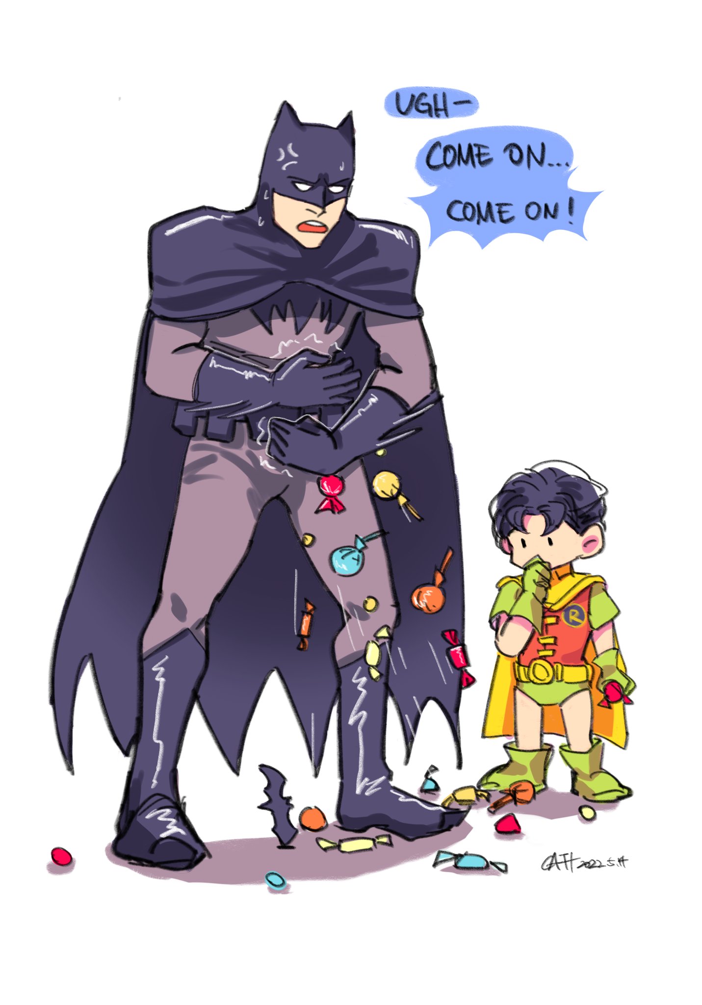 Baby Batman And Robin Cartoon