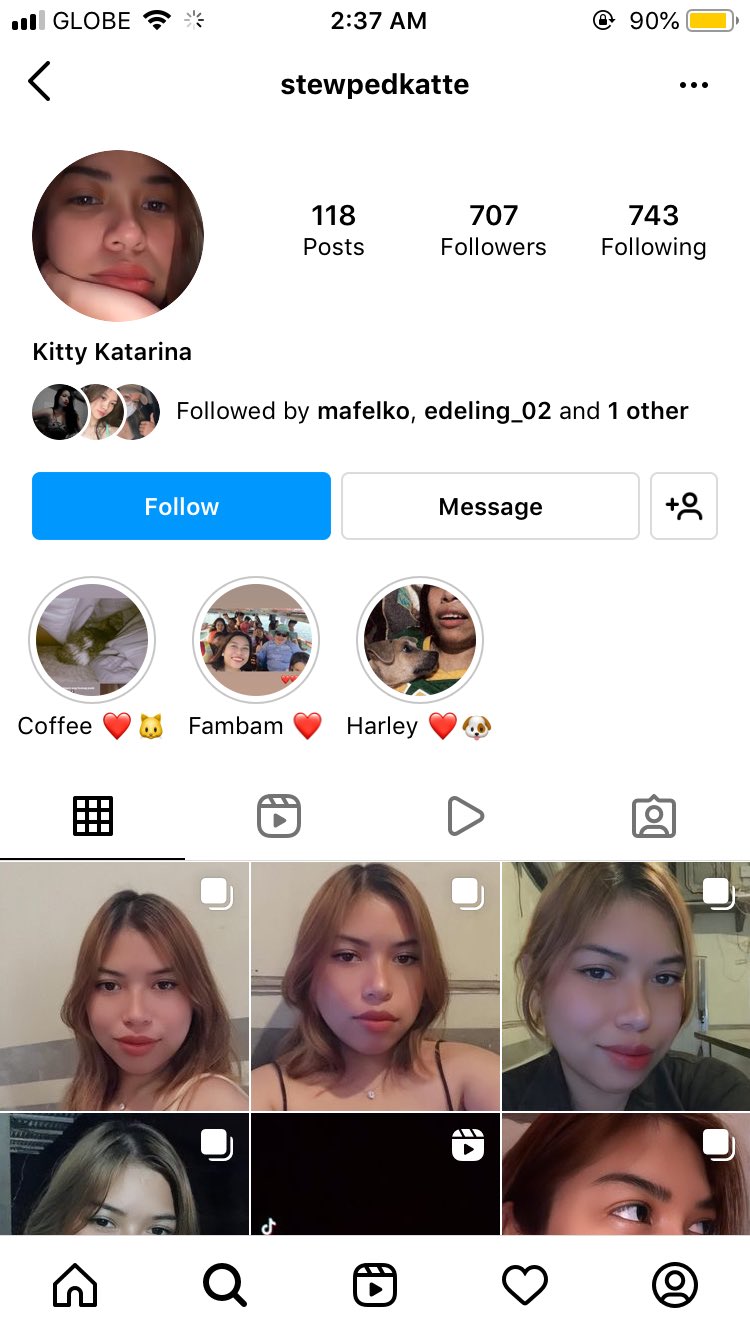 kofii on Twitter: "Hellooo, na hacked ni nga account nakos IG so if mag dm nis inyo please e ...