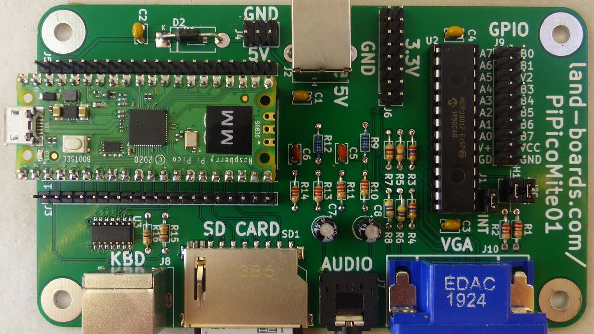 Microchip Makes on Twitter: "Land Boards' PiPicoMite01 is an adapter card for the Raspberry Pi ...