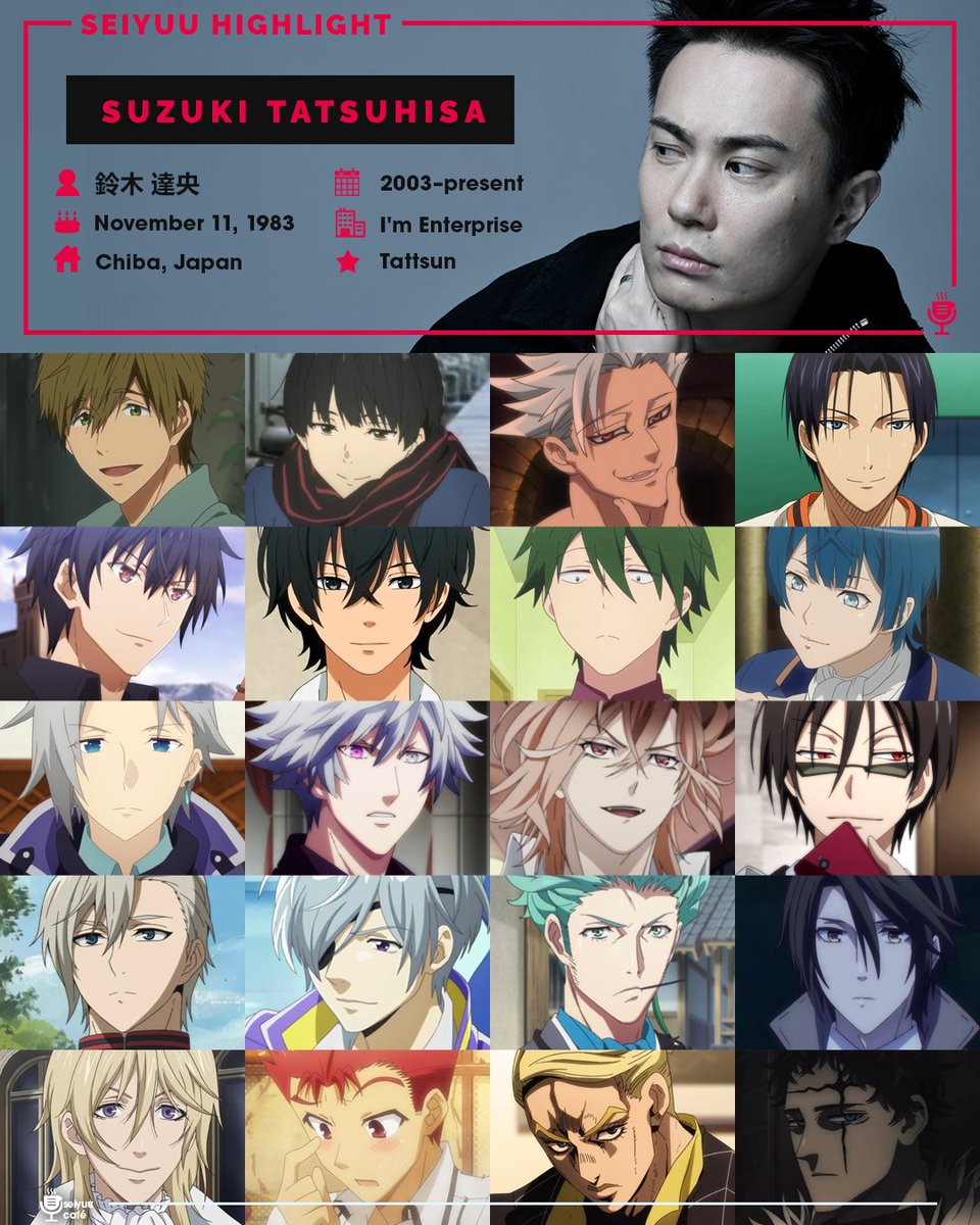 Suzuki Tatsuhisa Characters