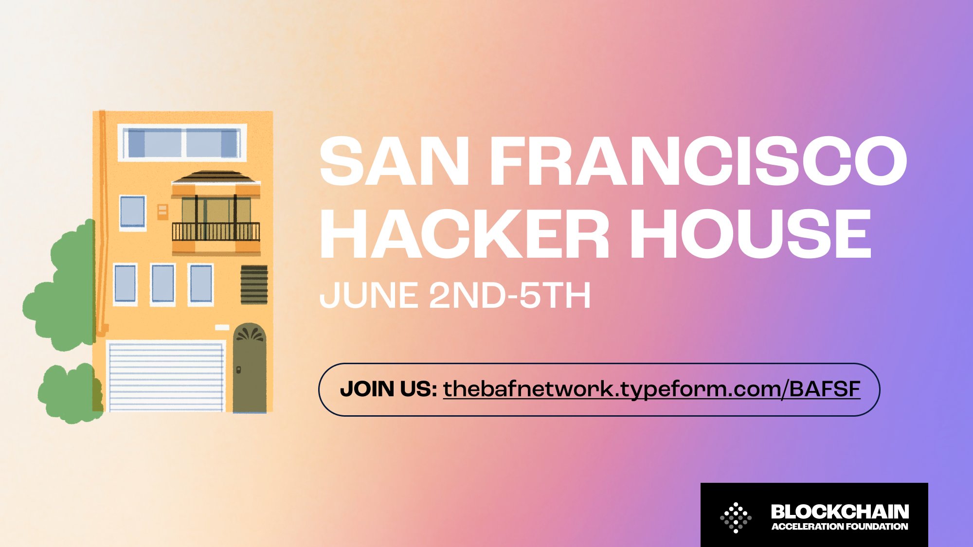 Blockchain Acceleration Foundation on Twitter: "hey frens! excited to announce our FIRST hacker ...