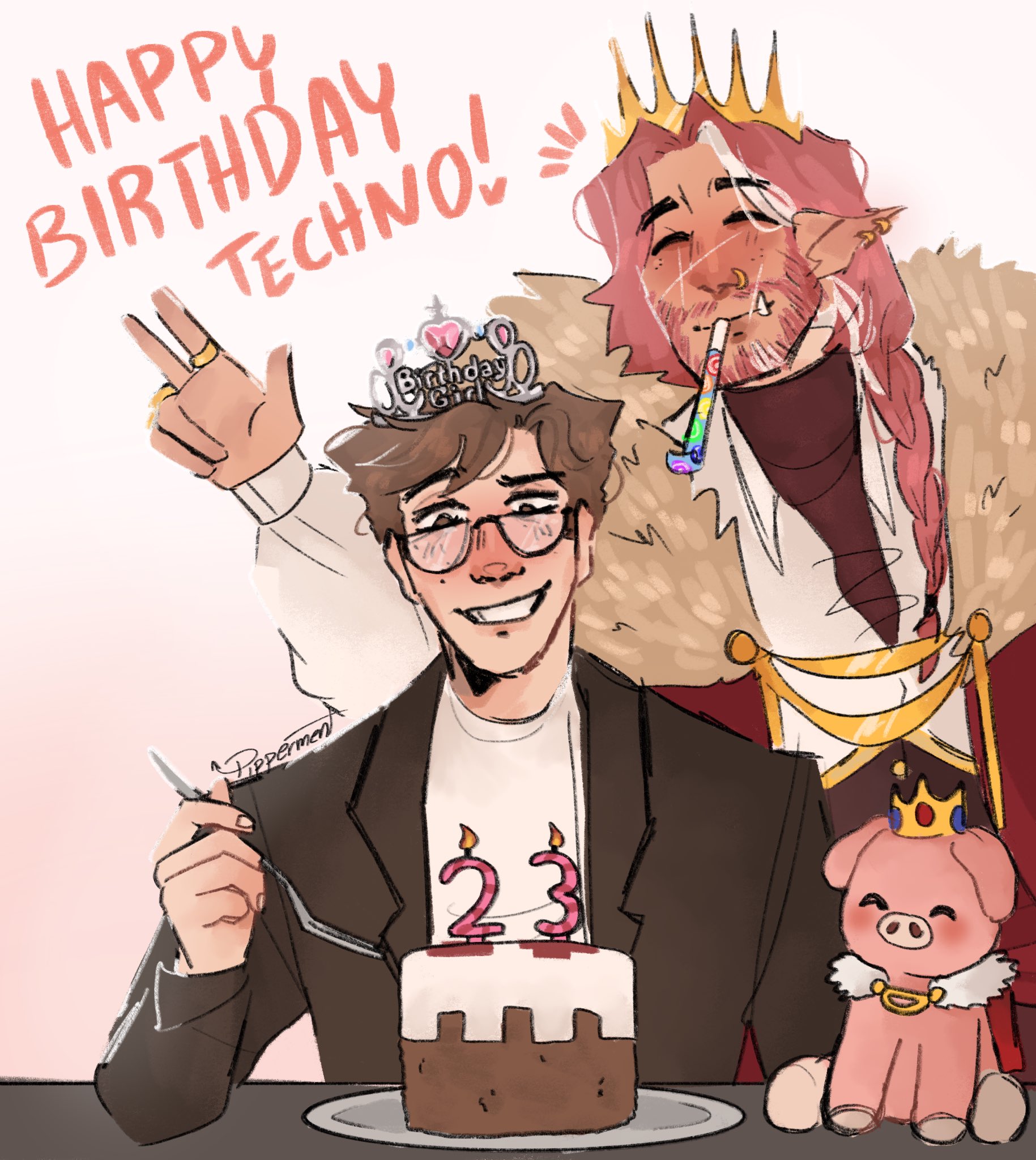 pip :D🎗🌕 on Twitter: "HAPPY BIRTHDAY STREAMER!!!! @Technothepig #happybirthdaytechno # ...