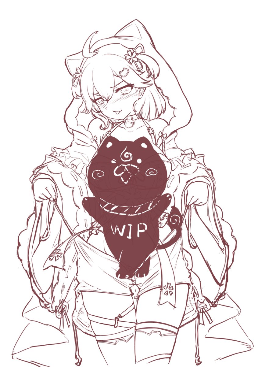 「感謝イラストWIP…|д゜)nyaharo- 」|sYaM@イラストレーターのイラスト