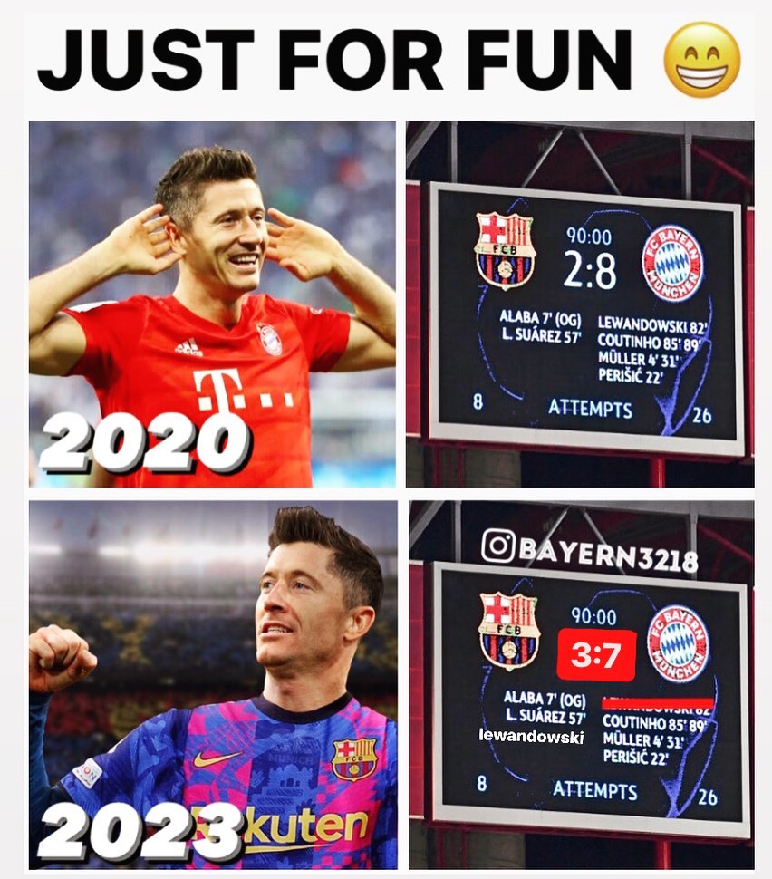 Lewa Memes Lewandowski 5 Goals In 9 Minutes