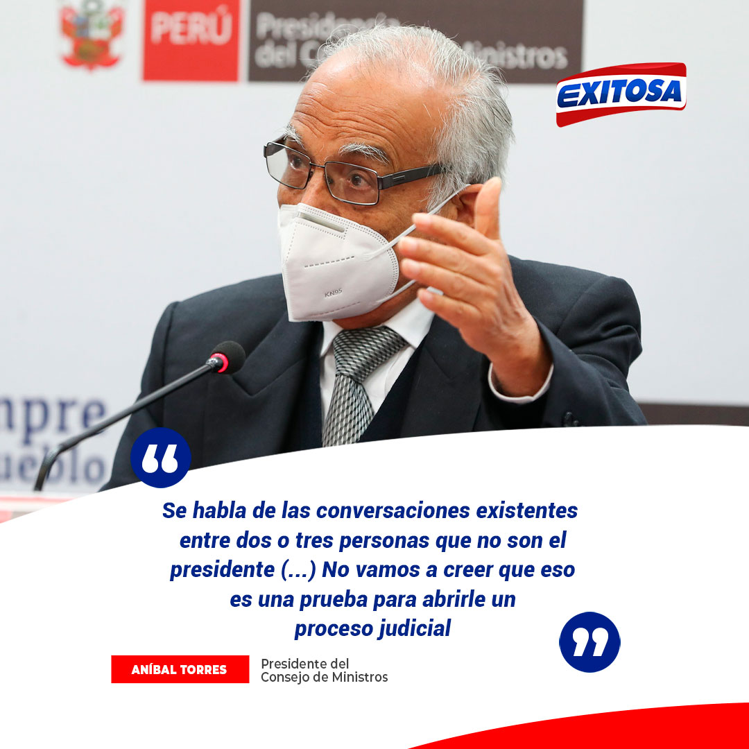 Exitosa Noticias On Twitter 🔵🔴el Primer Ministro Aníbal Torres