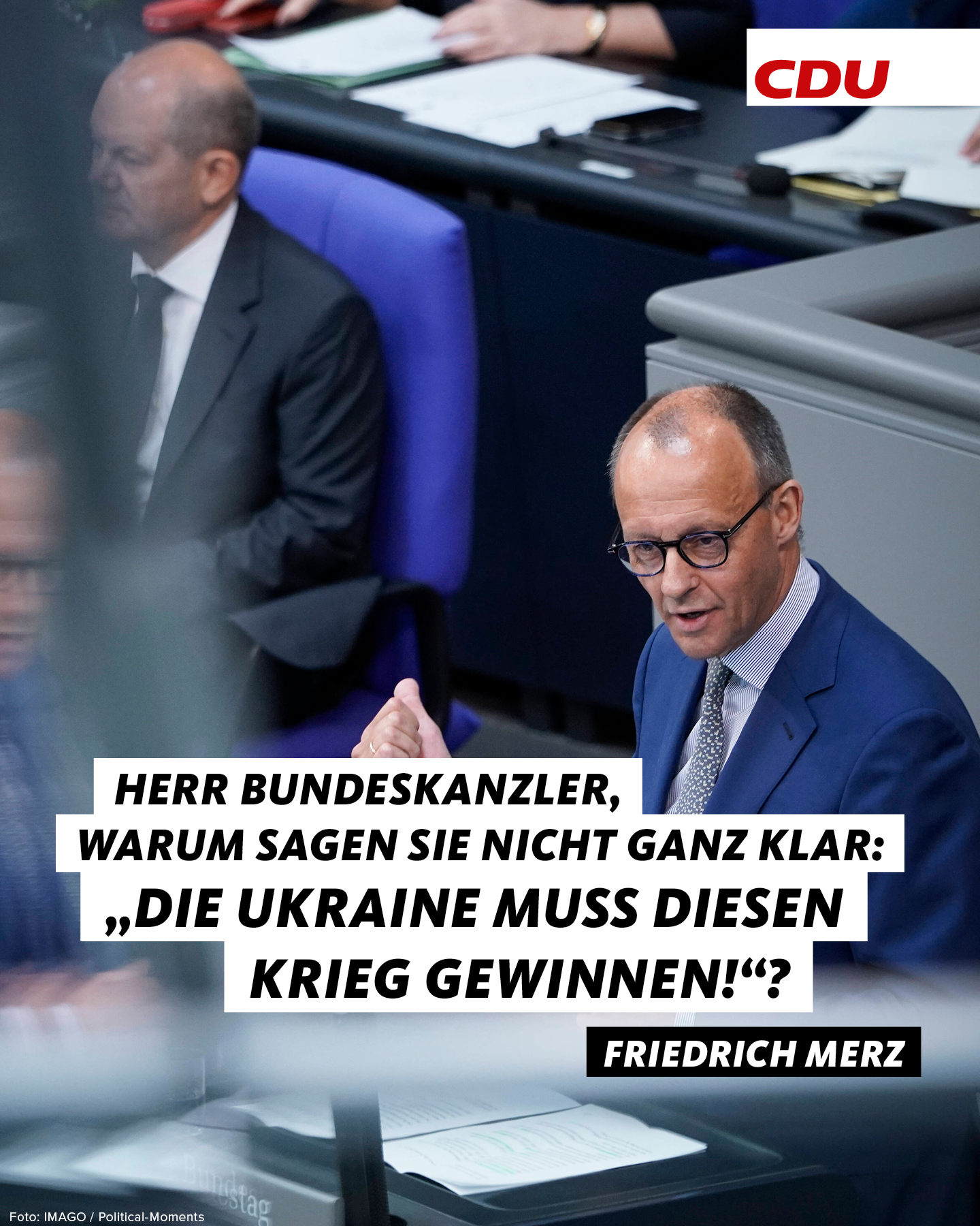 CDU Deutschlands on Twitter: ".@_FriedrichMerz in der #Generaldebatte: Herr #Bundeskanzler ...